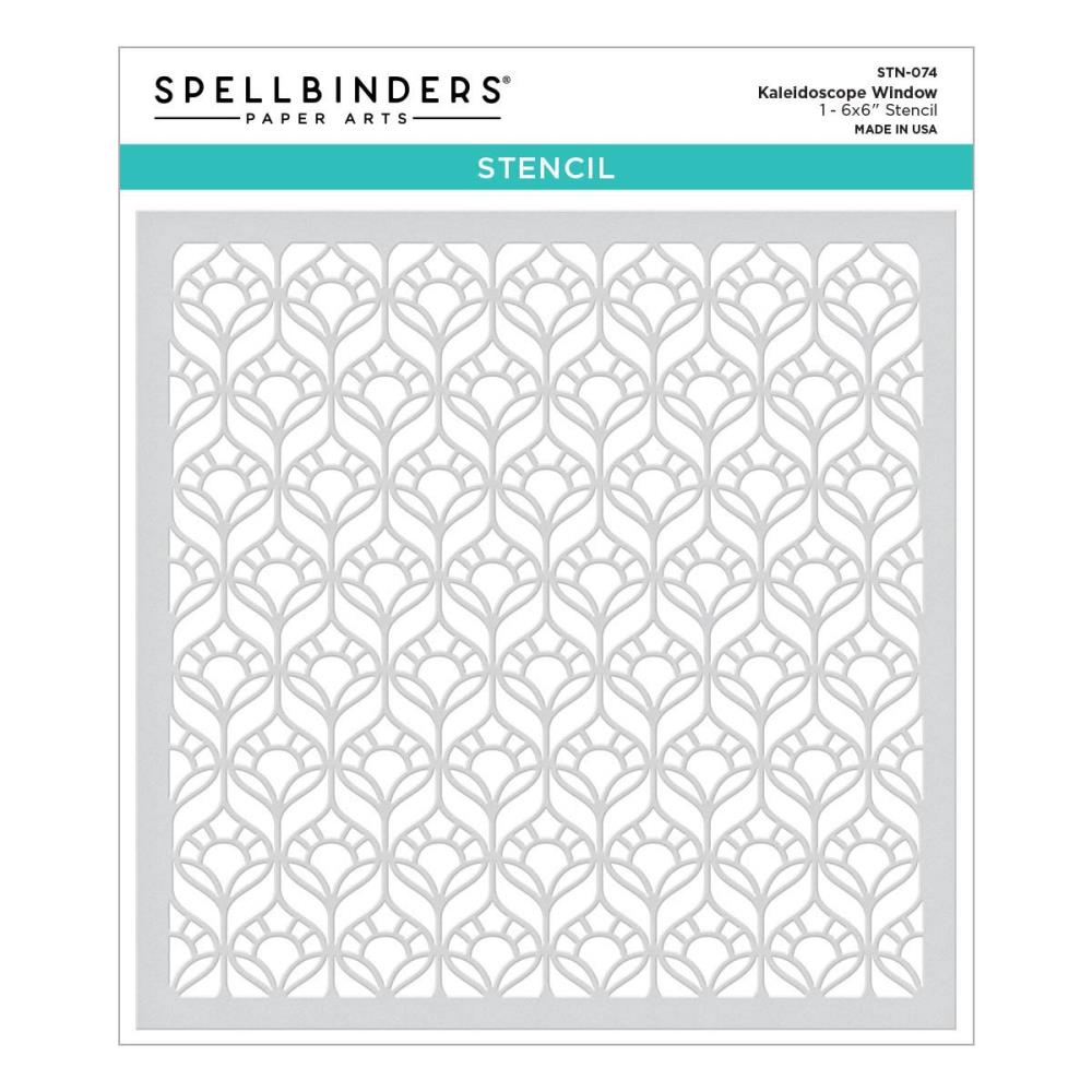 Spellbinders Stencil - Kaleidoscope Window, STN-074