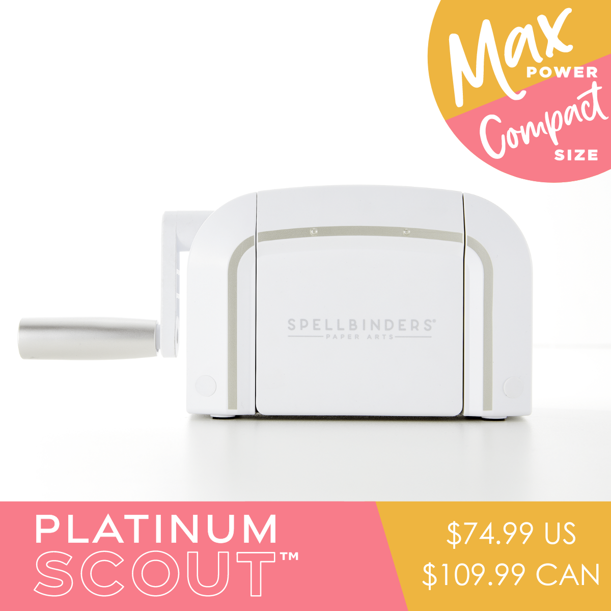 Spellbinders - Platinum Scout Die-Cutting &Embossing Machine 3.5 Platf