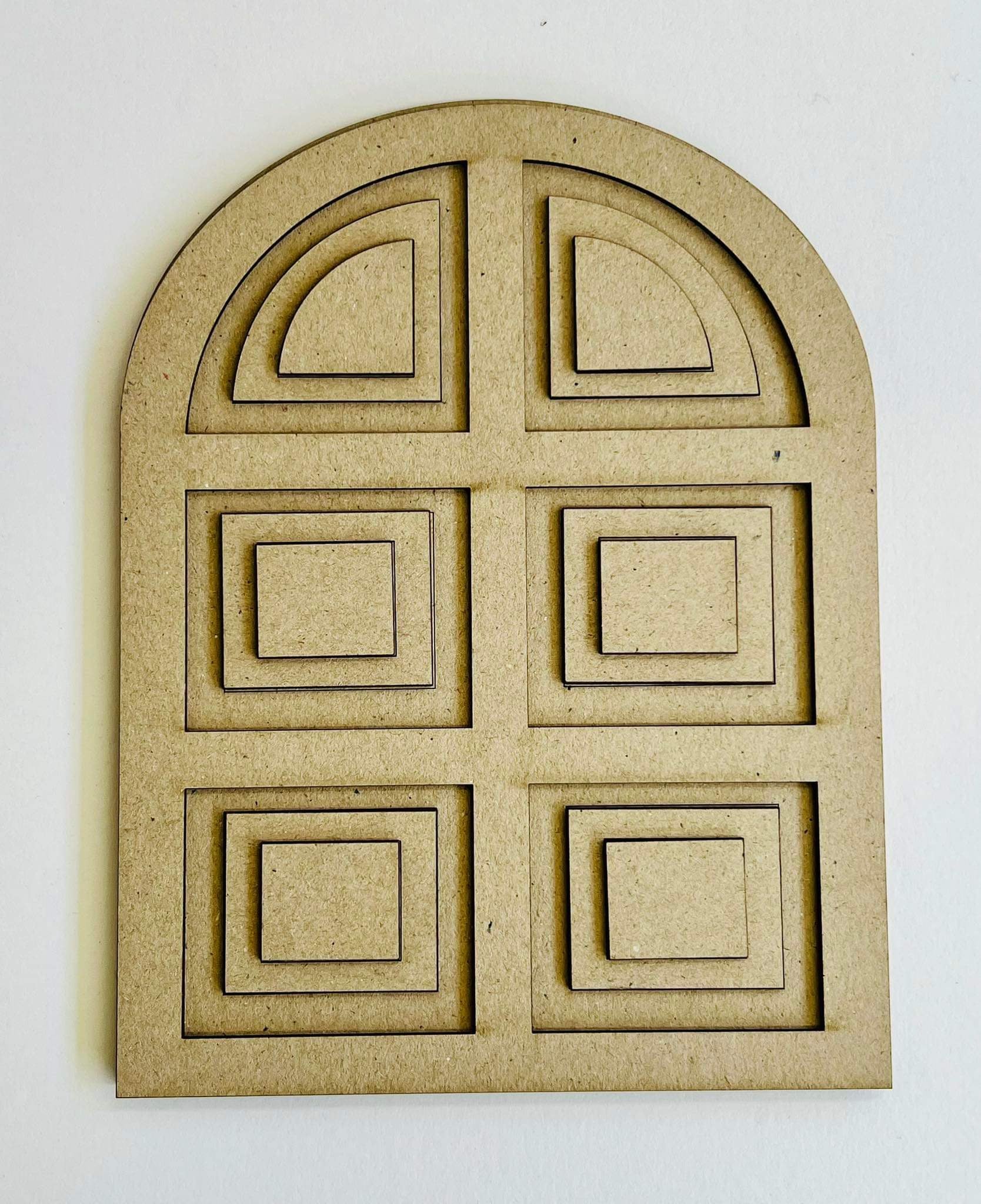 Dusty Attic Chipboard 6x8 Mini Album Cover Set #8 - Panel Door, DA3810