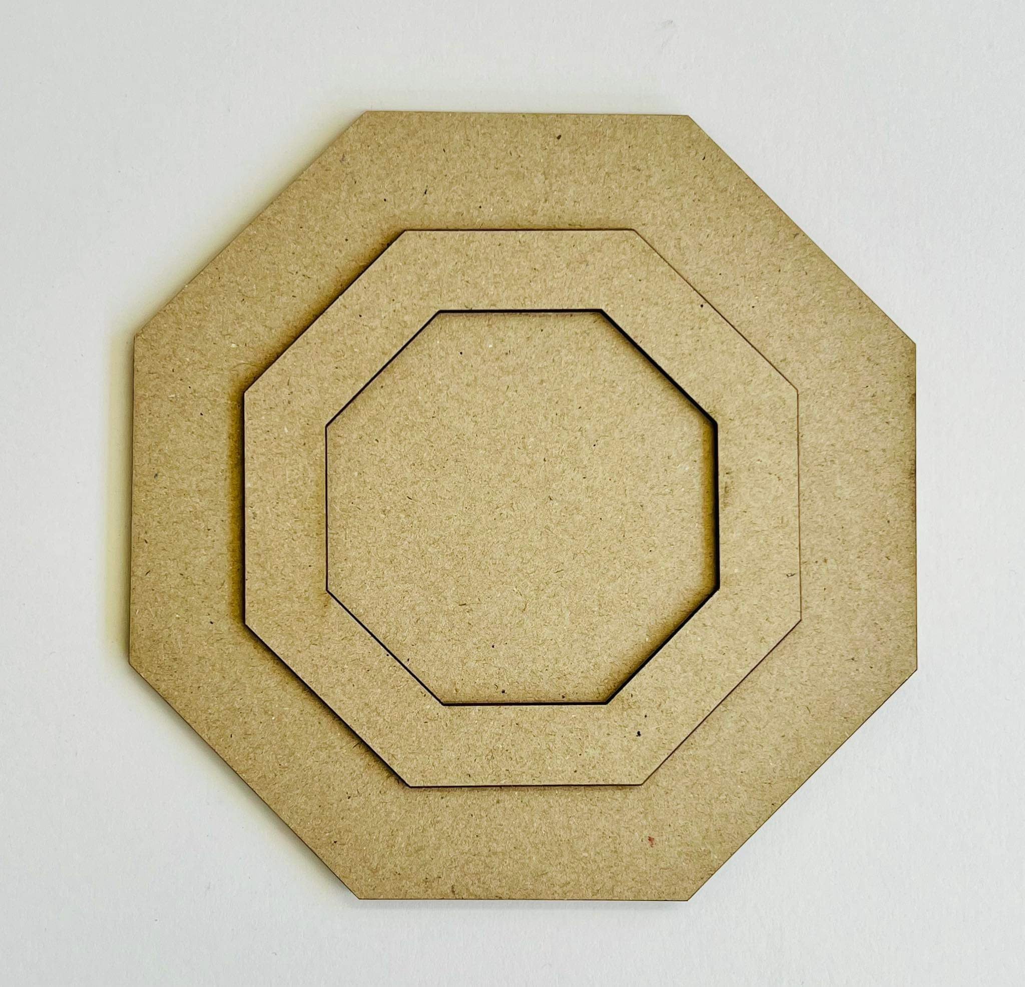 Dusty Attic Chipboard 6x6 Mini Album Cover Set #11 - Octogon, DA3813