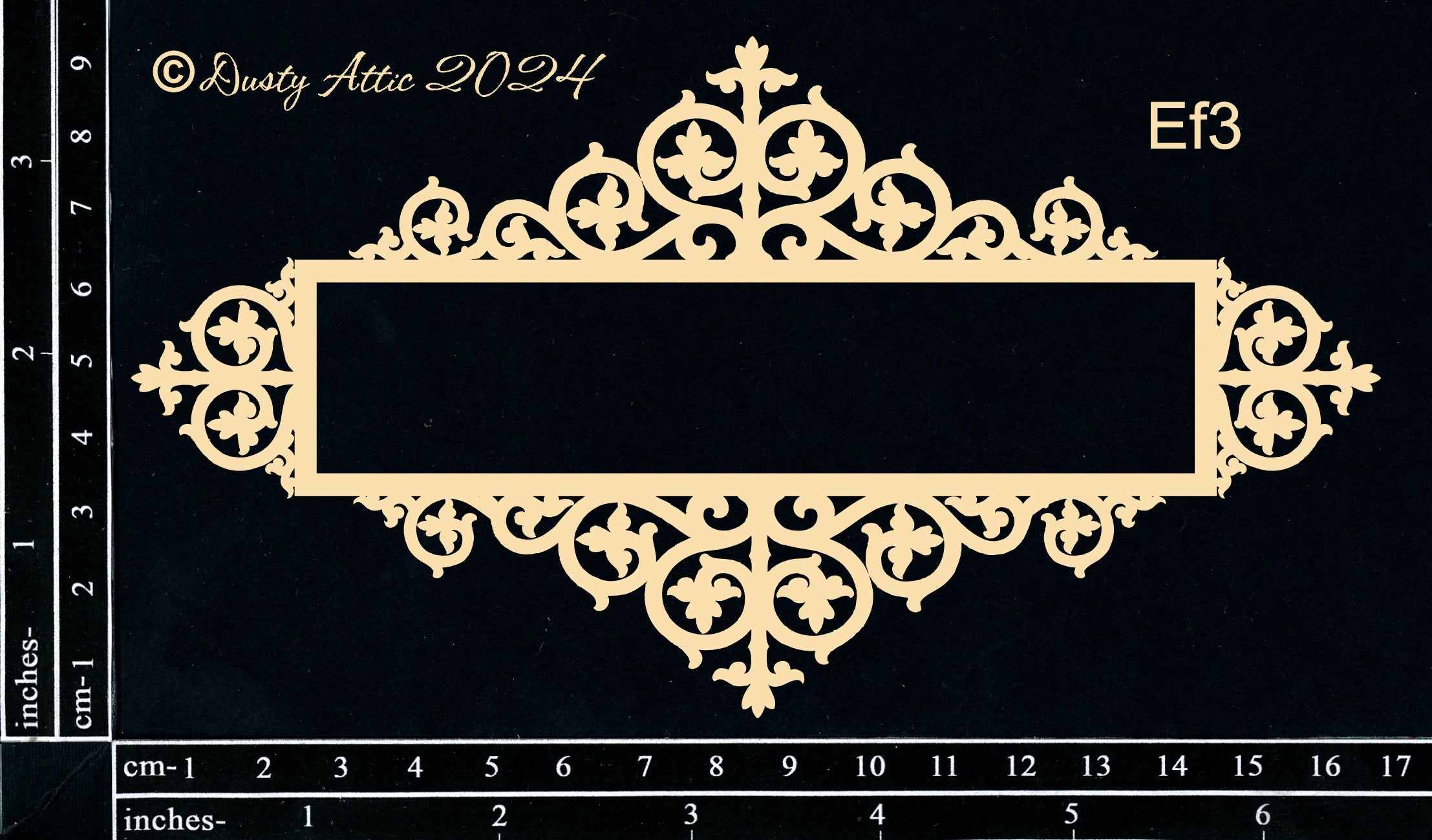 Dusty Attic Chipboard 5x7 Elegant Frames #3, DA3832