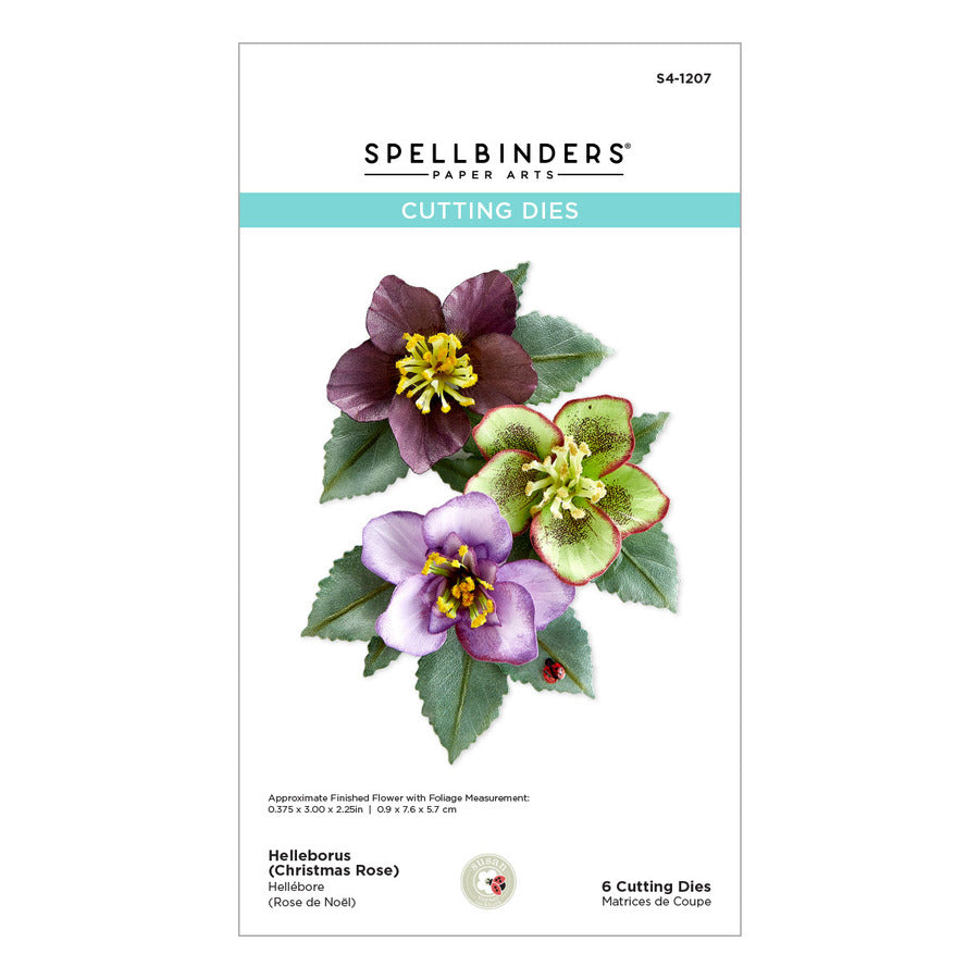Spellbinders Etched Dies - Helleborus (Christmas Rose), S4-1207 by Sus